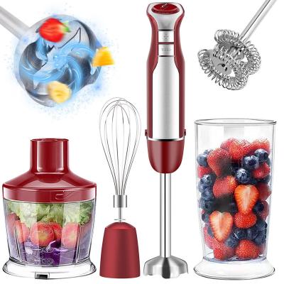 Cina Frullatore da cucina 5 in 1 9 velocità 500 watt frullatore a mano per frullati, pappe e salse in vendita