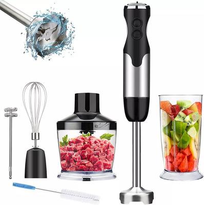 China 9 Speed Stick Hand Blender 400 Watt 4 In 1 Immersion Blender Set for sale