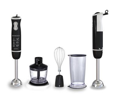 Cina Frullatore per bastoncini da cucina OEM, frullatore a immersione 600w con impostazione Turbo a 6 velocità in vendita