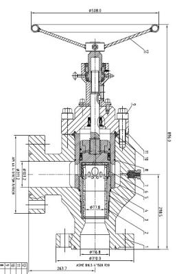 China Manual External Sleeve Choke Valve, 4-1/16