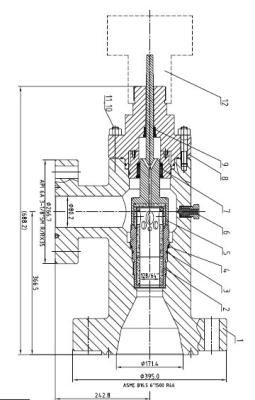 China Pneumatic External Sleeve Choke Valve, 3-1/8