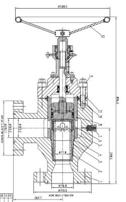 China Manual External Sleeve Choke Valve, 4-1/16