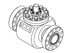 China Ball Valve  FB, Trunnion Mounted, HO Type 6BX, 1-13/16” RTJ #10000 Material A182 F51 API6A for sale