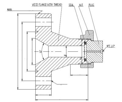 China FLANGE 2 9/16 