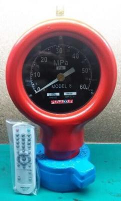 China Pressure gauge 0 – 10,000 Psi with 2’’ 1502 Male connection for sale