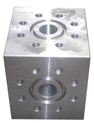 China Studded Cross 4 Way, (4)3-1/8