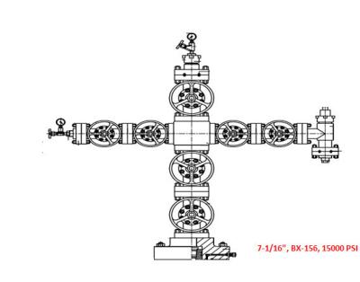 China COMPLETE X-MAS TREE ASSEMBLY 7-1/16
