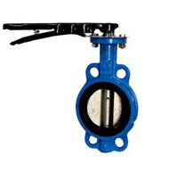 China 100NB 5K Butterfly valve wafer type JIS F7480 C.I. Body AL-BRZ DISC BUNA-N Seat SC607 for sale