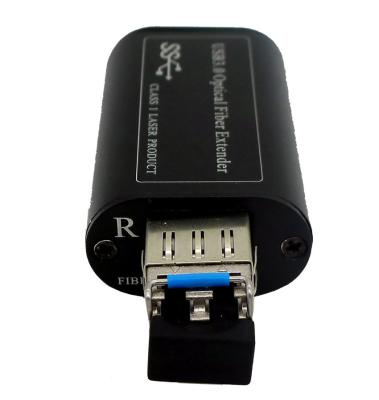 China USB3.0 to fiber optic extender,USB3.0 highspeed transmission over a singemode/multipmode fiber for sale