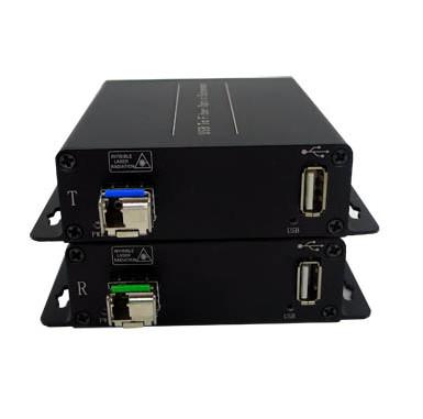China USB2.0 to fiber converter,USB2.0 over fiber extender,the max distance is 5KM over a FC/ST/SC/LC singlemode fiber for sale