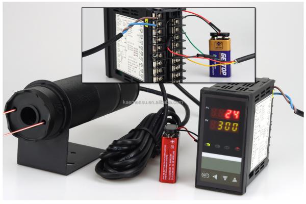 Quality Aluminium Alloy Shell Non Contact Infrared Temperature Sensor 4-20mA for sale