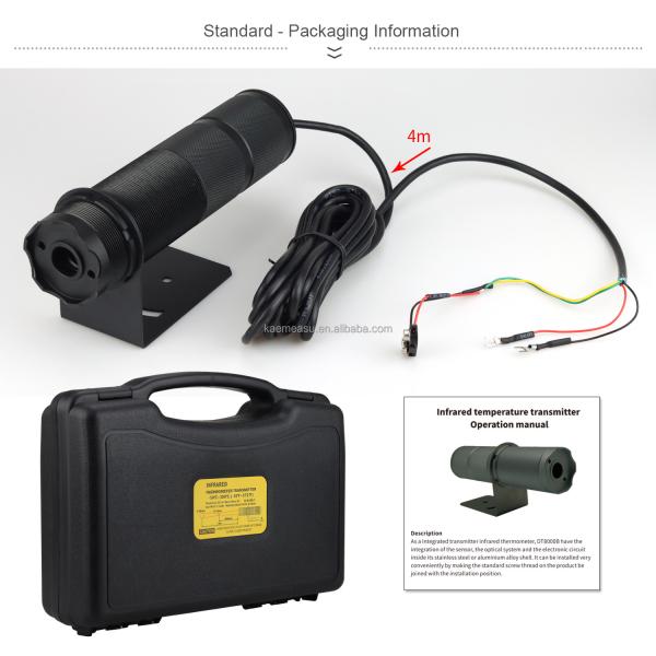 Quality Aluminium Alloy Shell Non Contact Infrared Temperature Sensor 4-20mA for sale