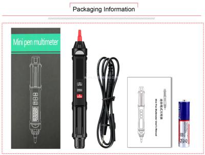 China Kaemeasu 07A LCD Display Multimeter Pen Type Voltage Teste Anti Burn for sale
