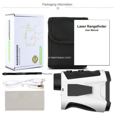 China Kaemeasu G1000 Disco de carga USB Golf Medidor de distancia Laser Medidor de distancia en venta