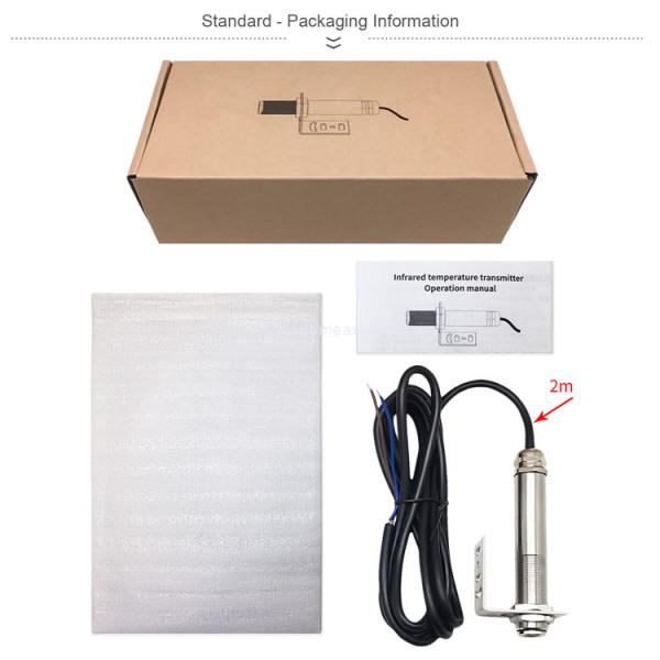 Quality kaemeasu 4-20mA Output Laser Temperature Transmitter Pyrometer Non Contact for sale