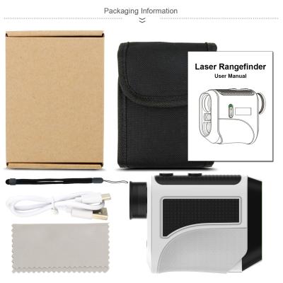 Cina 2024 nuovo stile Telescopio chilometro Golf portatile chilometro laser Mini Laser chilometro con pendenza in vendita