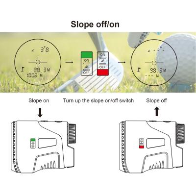 China Oem Jachtbereik Finder helling Scope Laser Afstandsmeter Telescoop Meerdere modi Laser afstandsmeters voor de jacht Te koop