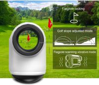 China Multi-function Golf Laser Rangefinder 1000m Hunting Distance Meter with Touch Screen for sale