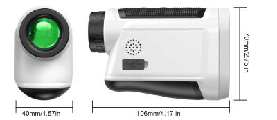 Cina Mini Laser Handheld Rangefinder Strumento di misura della vista Laser Distance Meter Con Smart Touch Screen Display LCD in vendita