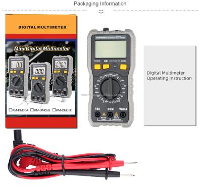 China Professional Electrician Digital Multimeters Voltage Current Resistance Diode Test Bench Multitester for sale