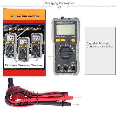 China Mini Portable Auto Range Multitester 6000 Counts NCV Electrician Digital Smart Multimeters Perfect for Professionals for sale