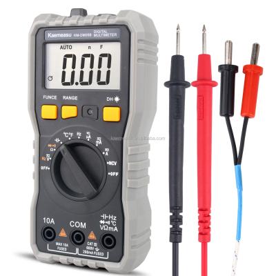 China Mini Portable Multi Tester Voltage Current Resistance NCV Electric Smart Digital Multimeter with Low Battery Indicator for sale