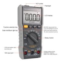 China Auto Range 6000 Counts Smart Digital Multimeter with Thermocouple True RMS NCV for sale