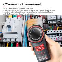 China Auto Range Digital Clamp Meter 600V TRMS NCV Diode Test Multimeter 20A AC DC for sale