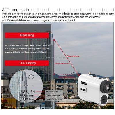 Cina Laser Rangefinder Visione telescopica Rangefinder di caccia Laser Rangefinder Golf Rangefinder in vendita