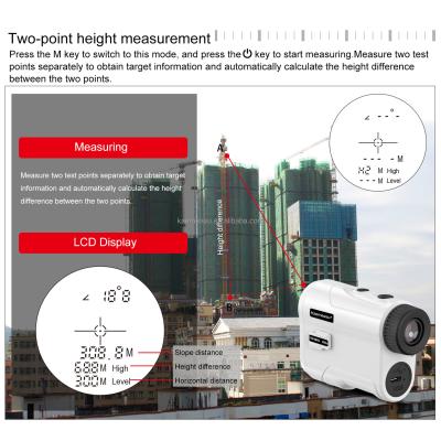 Cina Laser Rangefinder Visione telescopica Rangefinder di caccia Laser Rangefinder Golf Rangefinder in vendita