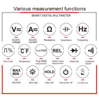 China Smart Digital Multimeter AC DC 1000V 10A True RMS Auto Range Tester Voltmeter for sale