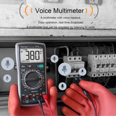 China Clearance MynbTNMeTp Multimetro Voice Report Professional Smart Digital Multimeter Tester for sale