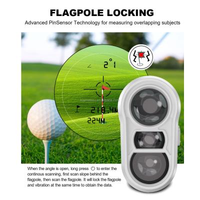 Cina 650Yd Golf Laser Rangefinder Strumenti di misura Laser Distance Meter Binocoli Golf Rangefinder Telescopio in vendita