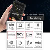 China 6000 Count Color Display Touch Screen Digital Multimeter True RMS 1000V AC DC Voltage Tester for sale