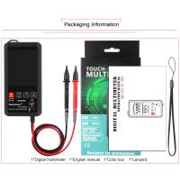 China 6000 Count Color Display Touch Screen Digital Multimeter True RMS 1000V AC DC Voltage Tester for sale