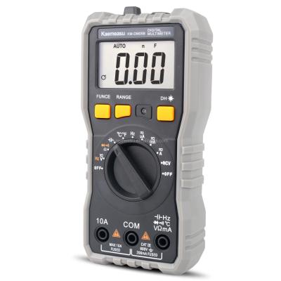 China Mini multimetro DC AC Voltage Current Ohm Temperature T-rms Teste High Precision Smart Electrician Digital Multimeters Price for sale