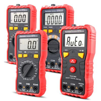 China Mini multimetro DC AC Voltage Current Ohm Temperature T-rms Teste High Precision Smart Electrician Digital Multimeters Price for sale