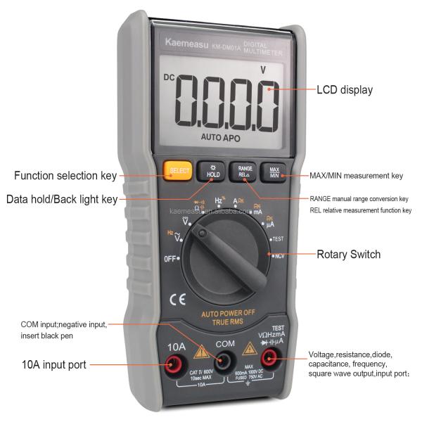 Quality High Precision Portable Autorange Ohm Voltmeter Multitester Mini Electric for sale