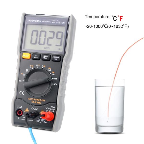 Quality Anti Burn Electric Multimeter True-rms Ncv Ohm Hz Tester Smart Digital for sale