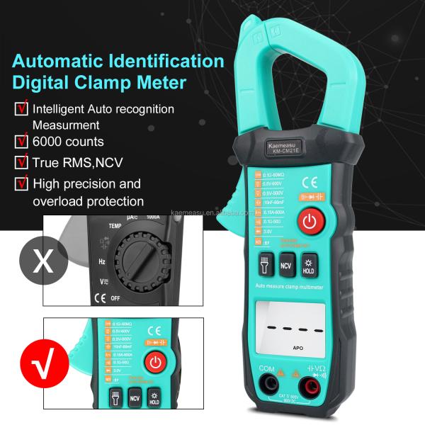 Quality 600A Current Measurement Trms Auto-range Voltage Ammeter Hz Ohm Ncv Tester for sale
