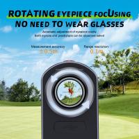 China 600m Multi Function Laser Distance Meter Binoculars 6.5X High Precision Electronic Tape Measure for sale