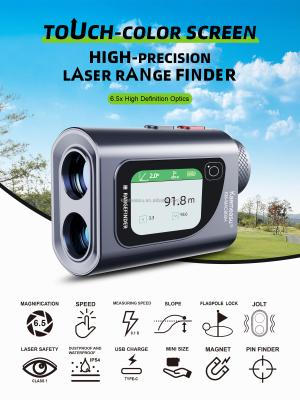 Cina 600m Top Laser Rangefinder Golf Laser Distance Meter Binocoli Telemetro Funzione in vendita