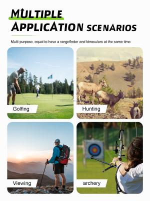 Cina 800m Laser Range Finder Dispositivo di misurazione della distanza digitale Golf Caccia Uso industriale Rangefinder Laser Data Storage in vendita