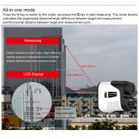China D800m Multi Function Laser Distance Meter Rangefinder 6.5X Magnification 800m Range for sale