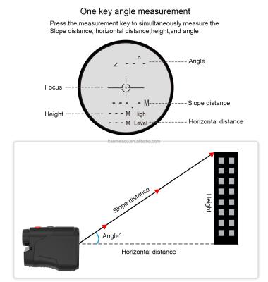 Китай D Модель профессионального цифрового измерительного инструмента Лазерный дальномер Дальномер Работа на открытом воздухе и спортивные мероприятия продается