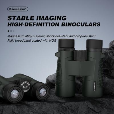 China Kaemeasu C Model Green Color 10x42 HD Waterproof Binoculars for Adults, Binoculars for Bird Watching and Hiking, Optics with BAK4 Prism, Shockproof Magnesium Alloy Body, Clear and Bright Vision for sale
