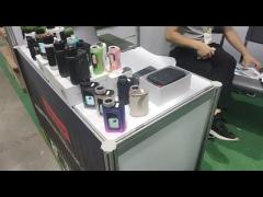 Exposição de telemetros de golfe