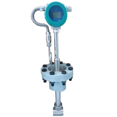 China Insertion Type Vortex Type Flow Meter Temperature Pressure Compensation With Modbus RS485 for sale