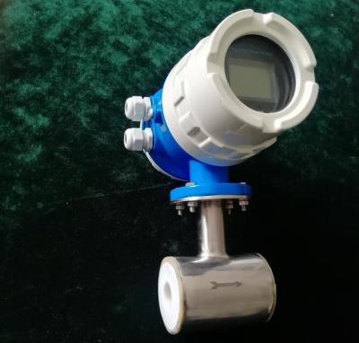 China Clamp Type Electromagnetic Flow Meter 15mm Magnetic Flow Measurement for sale