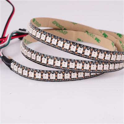 China 5m White PCB 144 Pixels/M WS2811 IC 5050 RGB WS2812B Chip DC5V Digital LED Dream Color Strip Light for sale